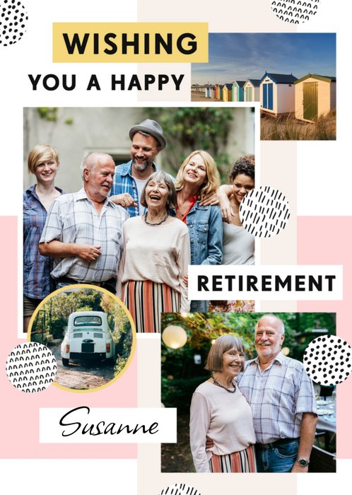 Wishing You A Happy Retirement Photo Upload Card | Moonpig
