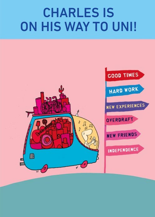 Funny Rude Good Luck At University Card | Moonpig