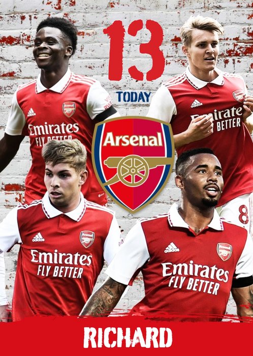 Arsenal F.C Birthday Card | Moonpig