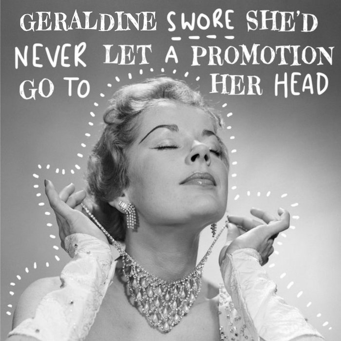 Laughing Stock Personalised Promotion Joke Card | Moonpig