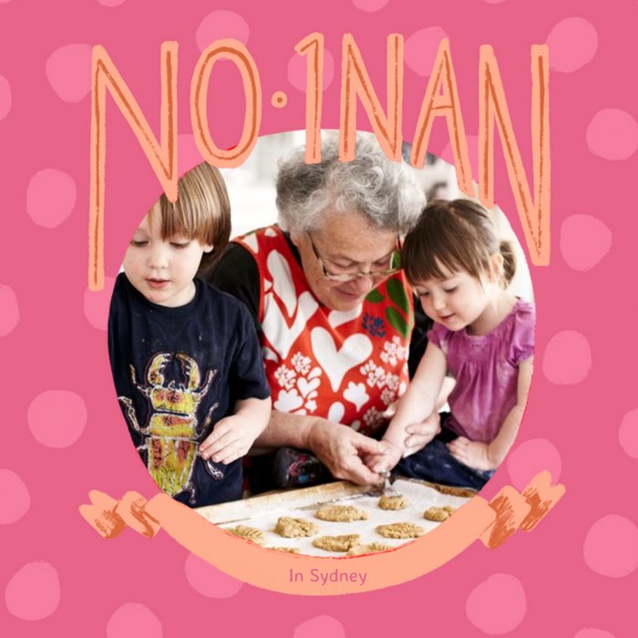 Katy Welsh No 1 Nan Photo Upload Mother's Day Card | Moonpig