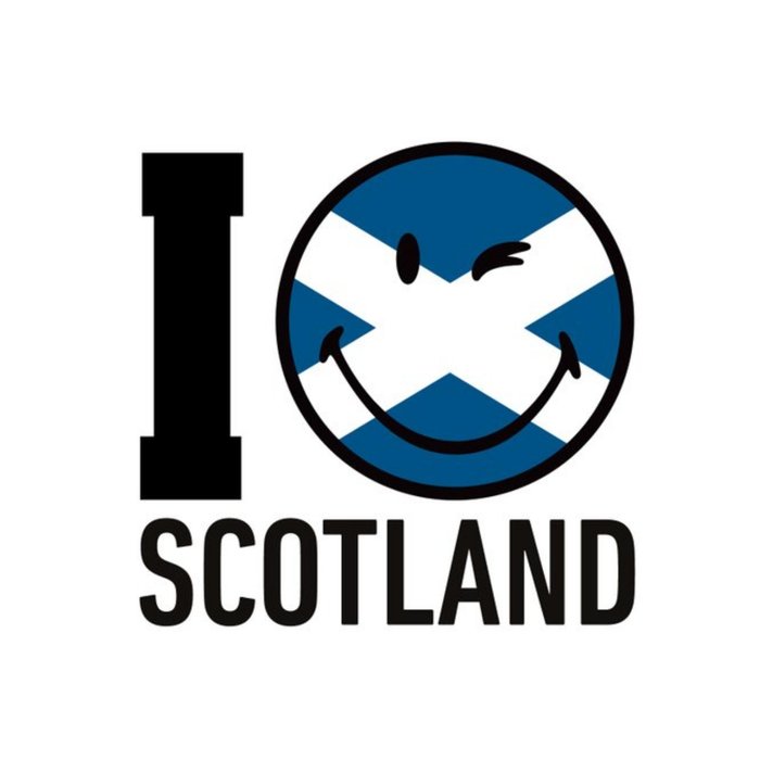 Smiley World I Heart Scotland Card | Moonpig
