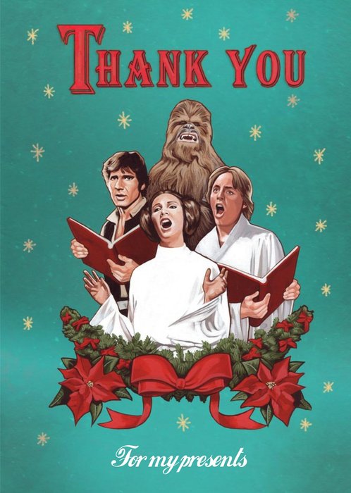 Star Wars Princess Leia And Friends Personalised Christmas Thank You ...