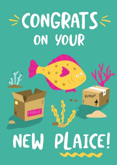 Banter Illustration Pun Congratulations Funny New Home Card | Moonpig