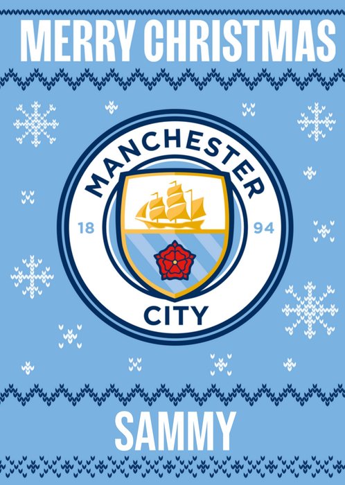 Man City Christmas Card | Moonpig