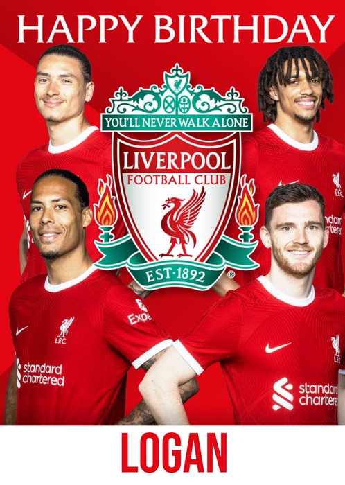 Liverpool FC Birthday Card | Moonpig