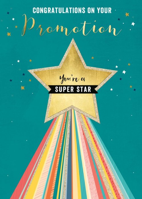 Colette Barker Star Promotion Card | Moonpig