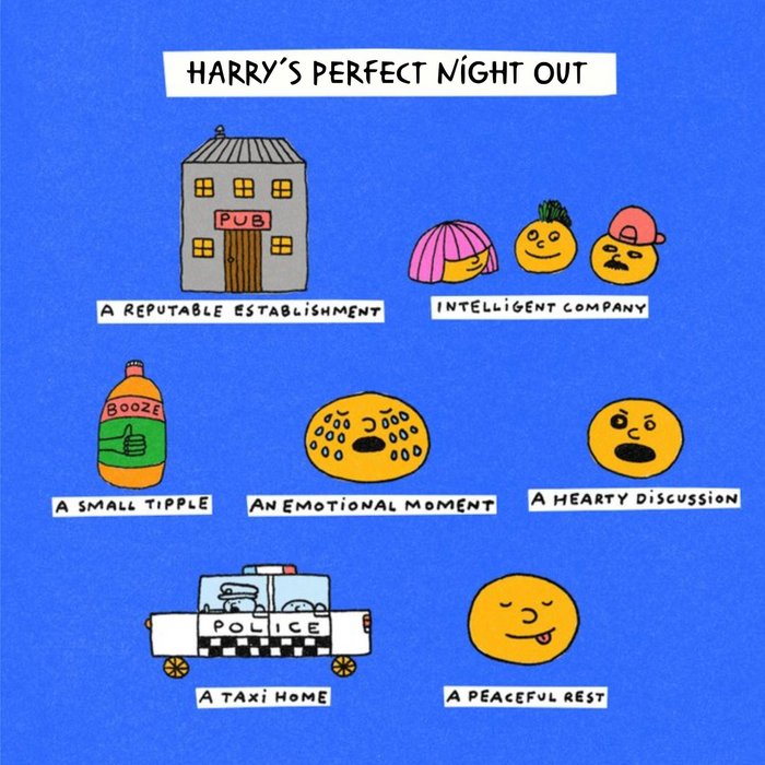 Funny birthday night out card | Moonpig