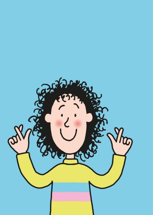Tracy Beaker Illustrated Good Luck Card | Moonpig