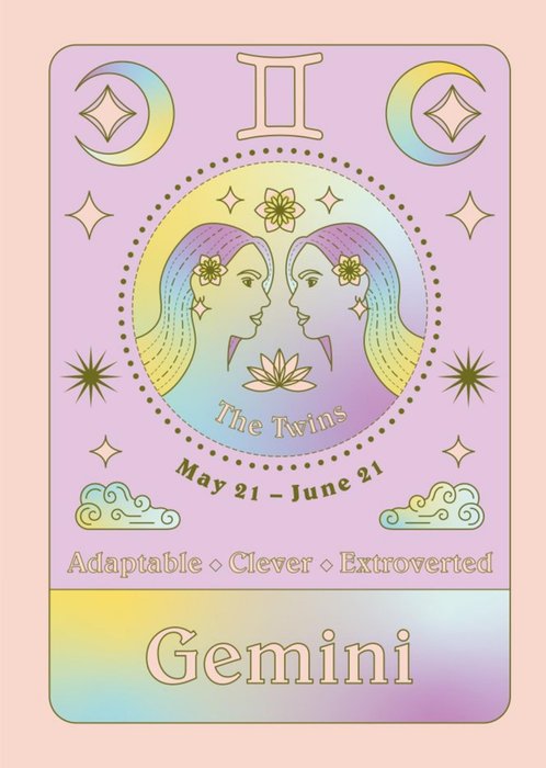 Gemini Birthday Cards | Moonpig