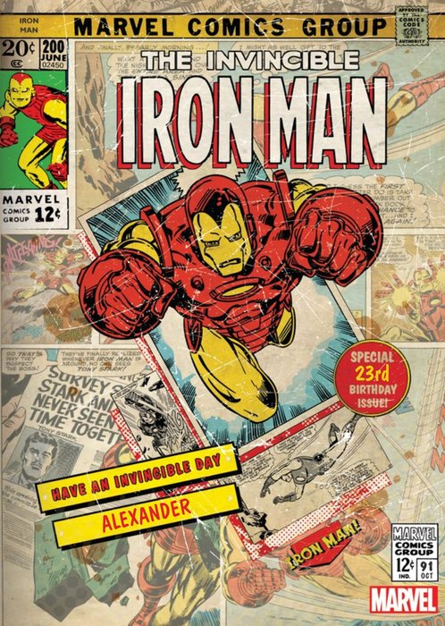 Iron Man Birthday Card | Moonpig