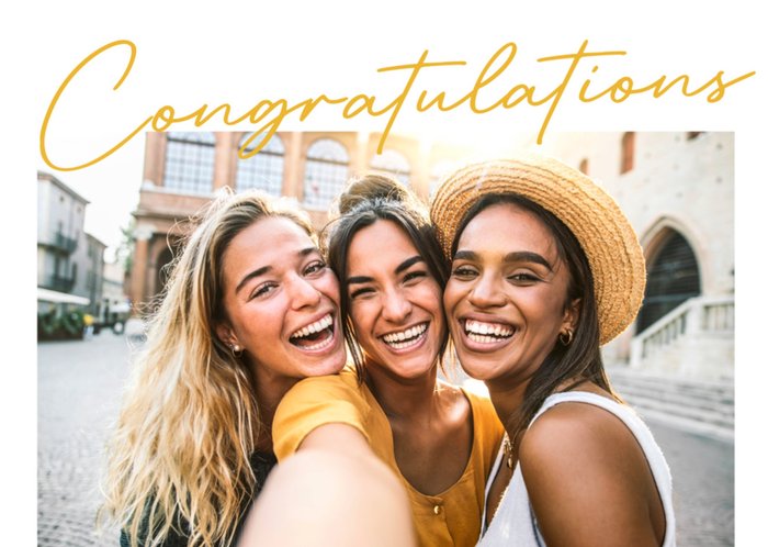 Congratulations Photo Upload Postcard | Moonpig