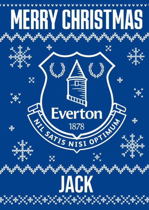 Everton Christmas Card | Moonpig