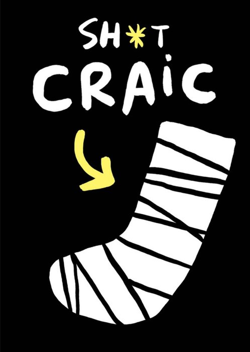 Craic On Cast Funny General Card | Moonpig