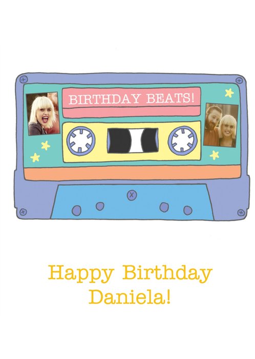 Birthday Beats Photo Upload Birthday Card | Moonpig