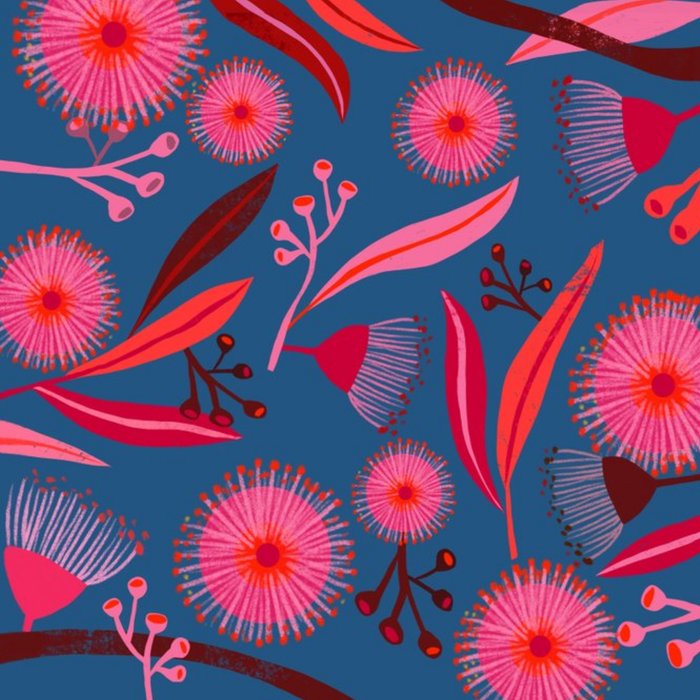 Cat MacInnes Illustration Native Floral Australia Just A Note Card ...