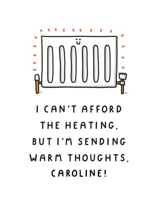 Sending Warm Thoughts Card | Moonpig