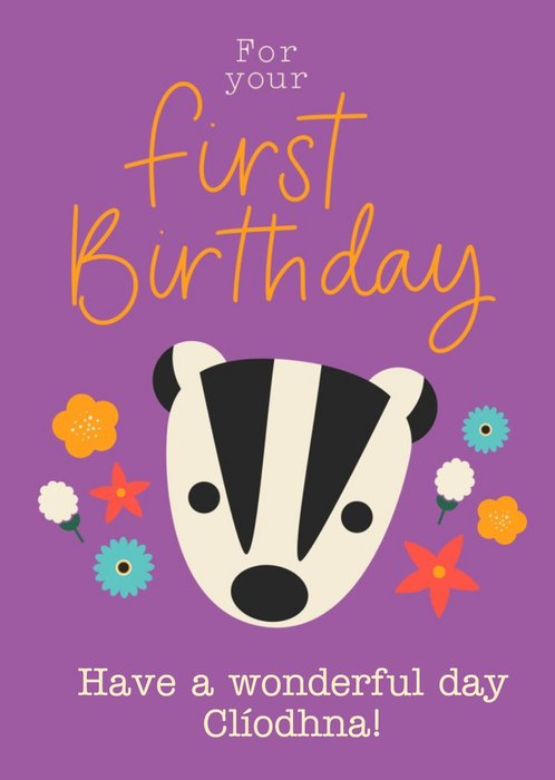 Badger Birthday Cards | Moonpig