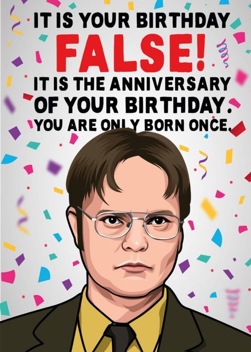 It Is Your Birthday False Tv Card | Moonpig