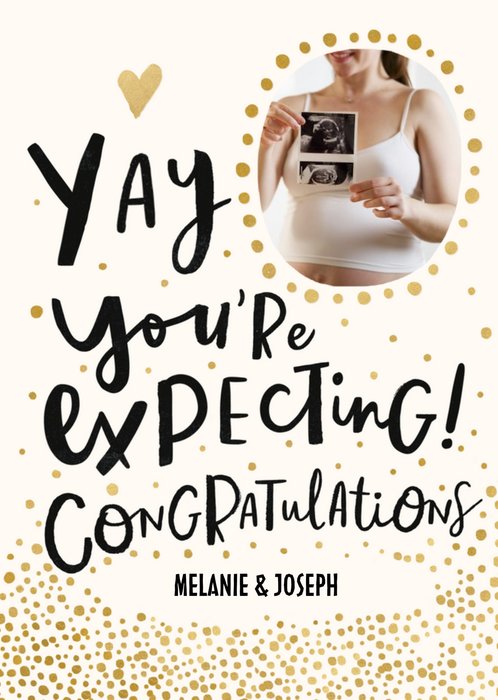 Photo Upload Editable Expecting A Baby Card | Moonpig
