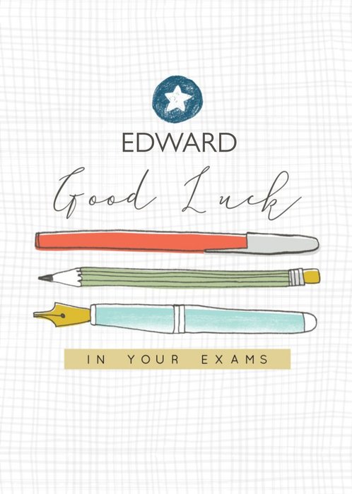 Illustrated Stationery Good Luck Card | Moonpig