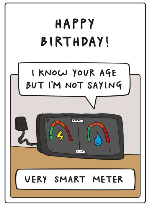 I know Your Age But I'm Not Saying Birthday Card | Moonpig