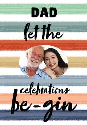 Dad Celebrations Personalised Gin 70cl | Moonpig