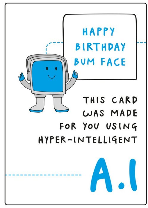 Hyper-Intelligent Birthday Card | Moonpig