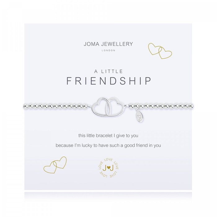 Joma Jewellery 'A Little Friendship' Heart Bracelet | Moonpig