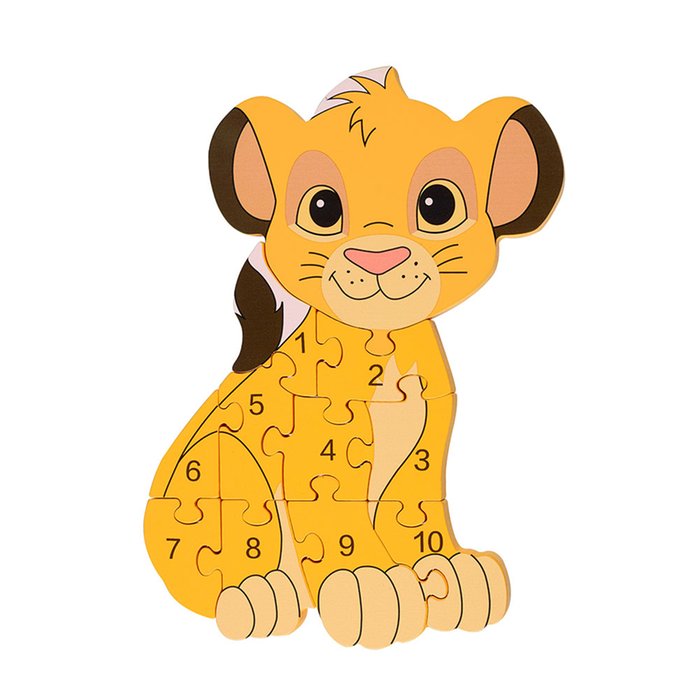 Disney Simba Number Puzzle | Moonpig