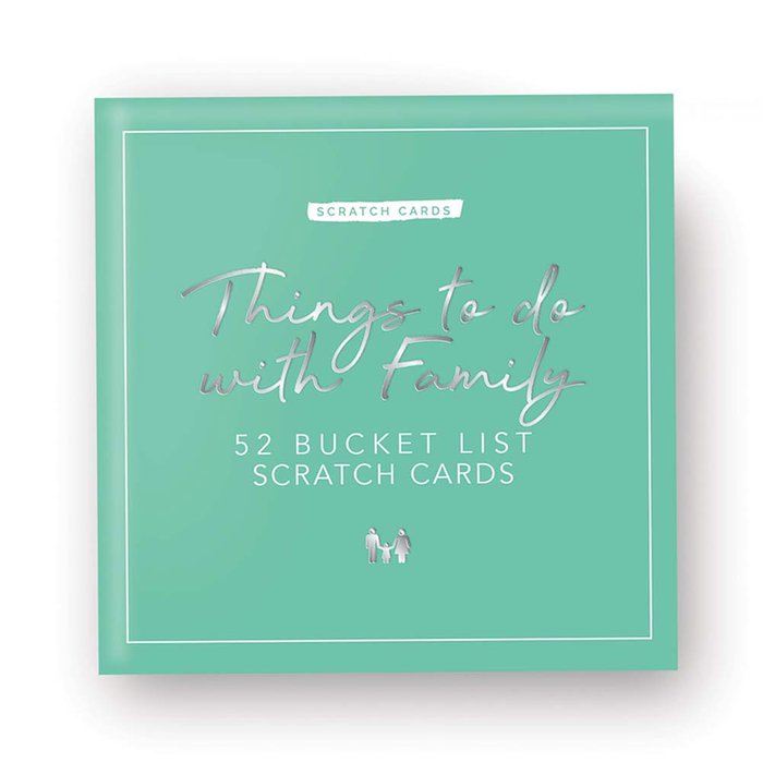 Things to Do With the Family 52 Bucket List Scratch Cards | Moonpig