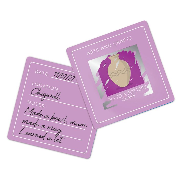 Things to Do With Mum 52 Bucket List Scratch Cards | Moonpig