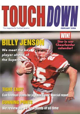 Touchdown Spoof Magazine Personalised Photo Upload Birthday Card | Moonpig